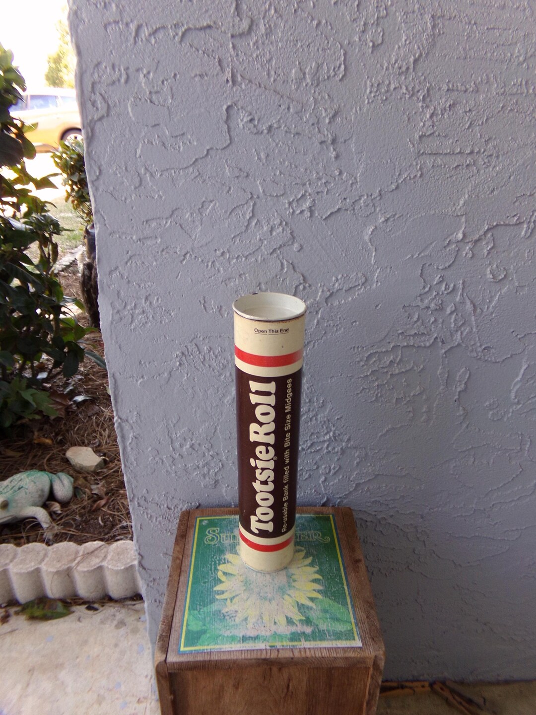 Tootsie Roll Bank, Vintage Candy Bank, Candy Can, Vintage Tootsie Roll ...