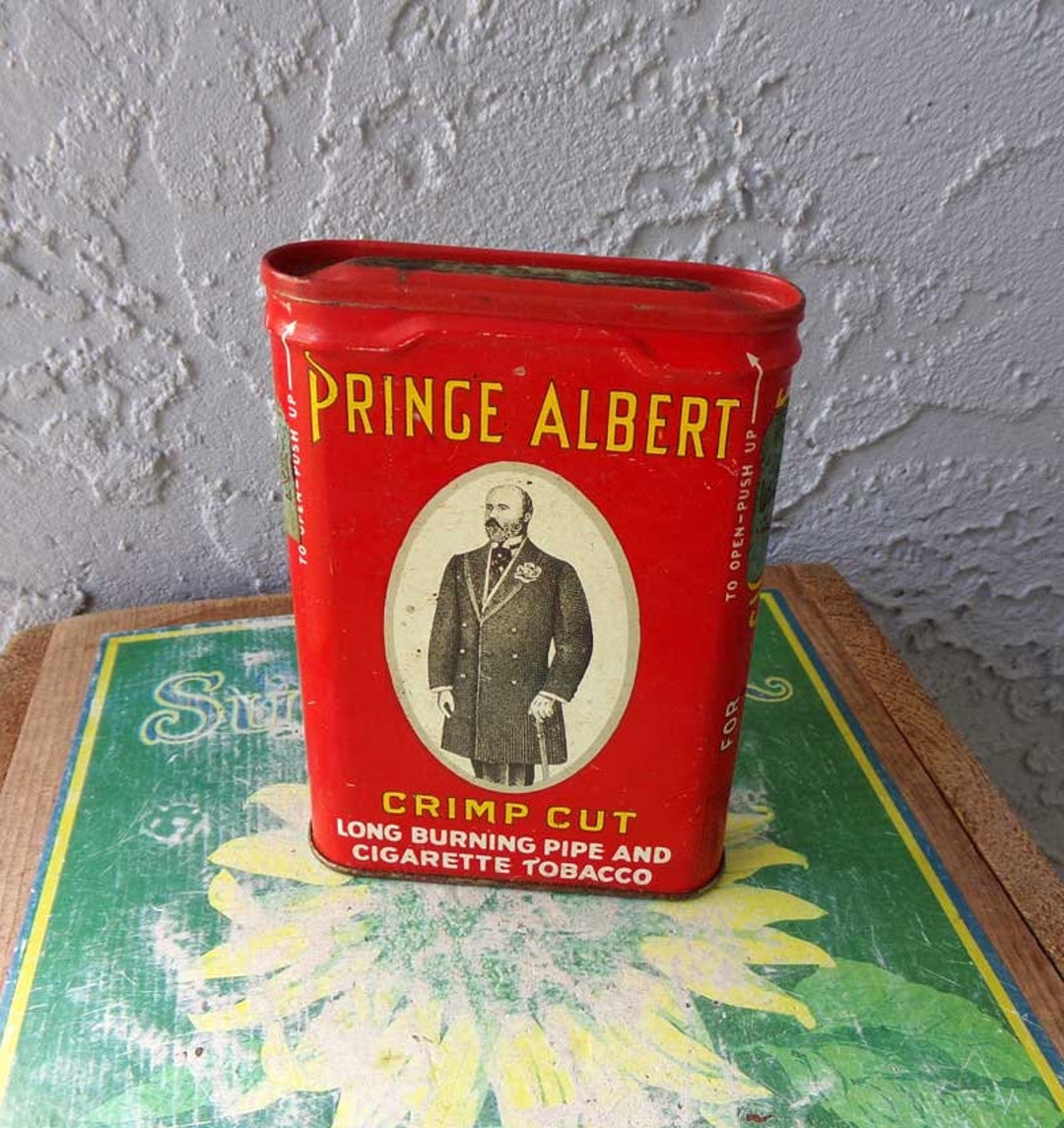 Prince Albert Tobacco Can, Prince Albert Can, Tobacco Tin Can, Tobacco ...
