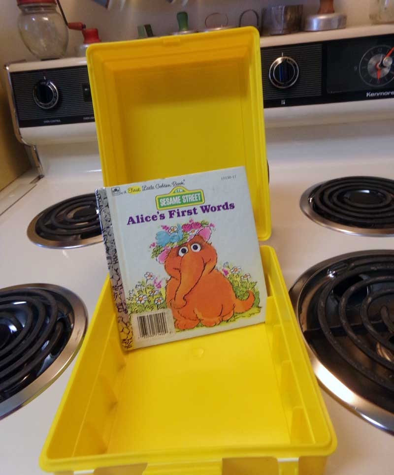 Sesame Street box and book Big Bird game box Big Bird | Etsy