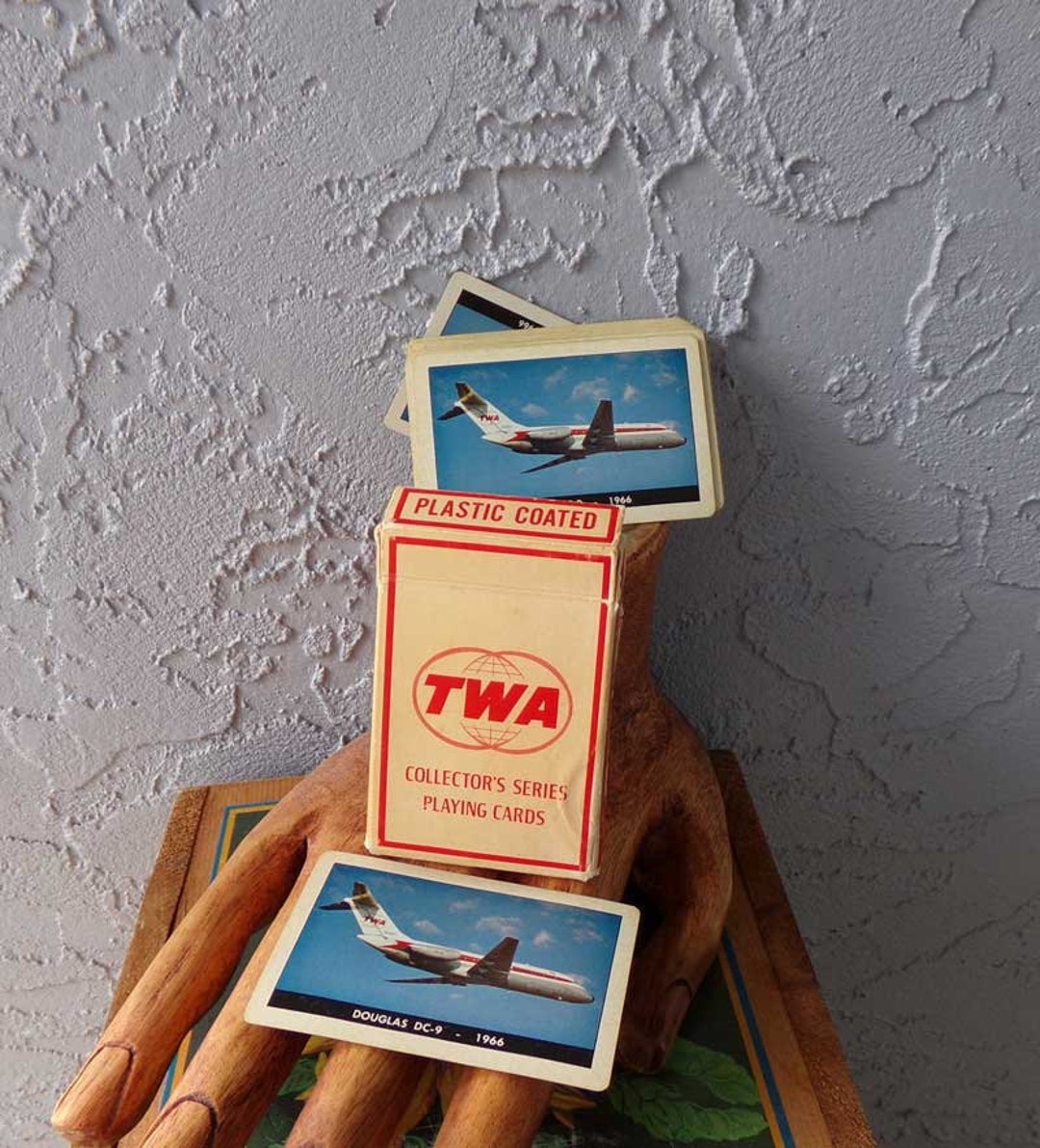 TWA Airline Playing Cards, Douglas DC-9 Playing Cards, Airline Playing ...