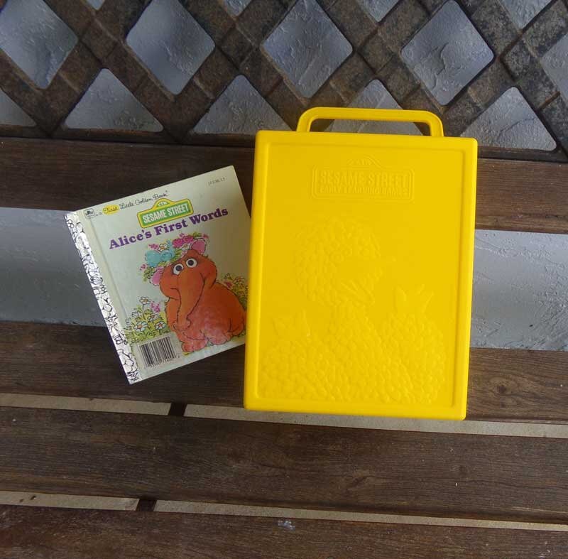 Sesame Street box and book Big Bird game box Big Bird | Etsy