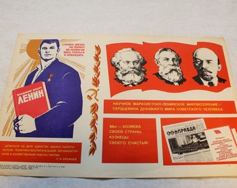 80s Soviet Poster - Etsy