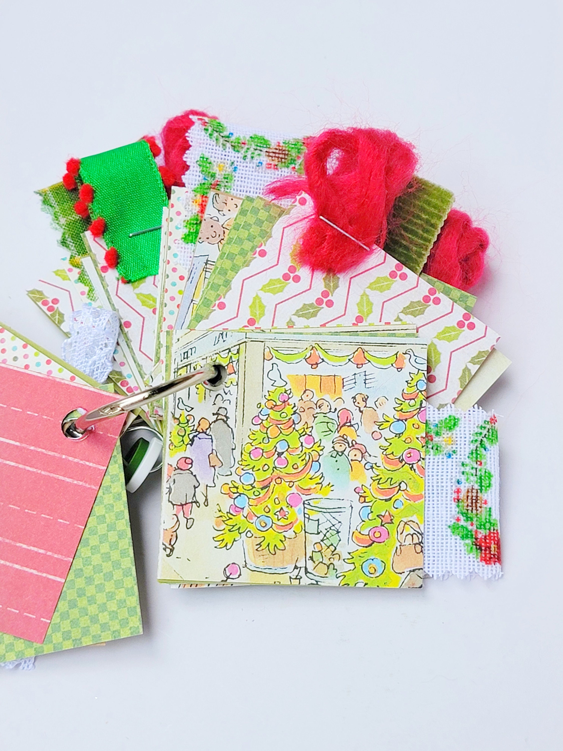 PETER SPIER VINTAGE Christmas Junk Journal and Ornament/key Chain Junk ...