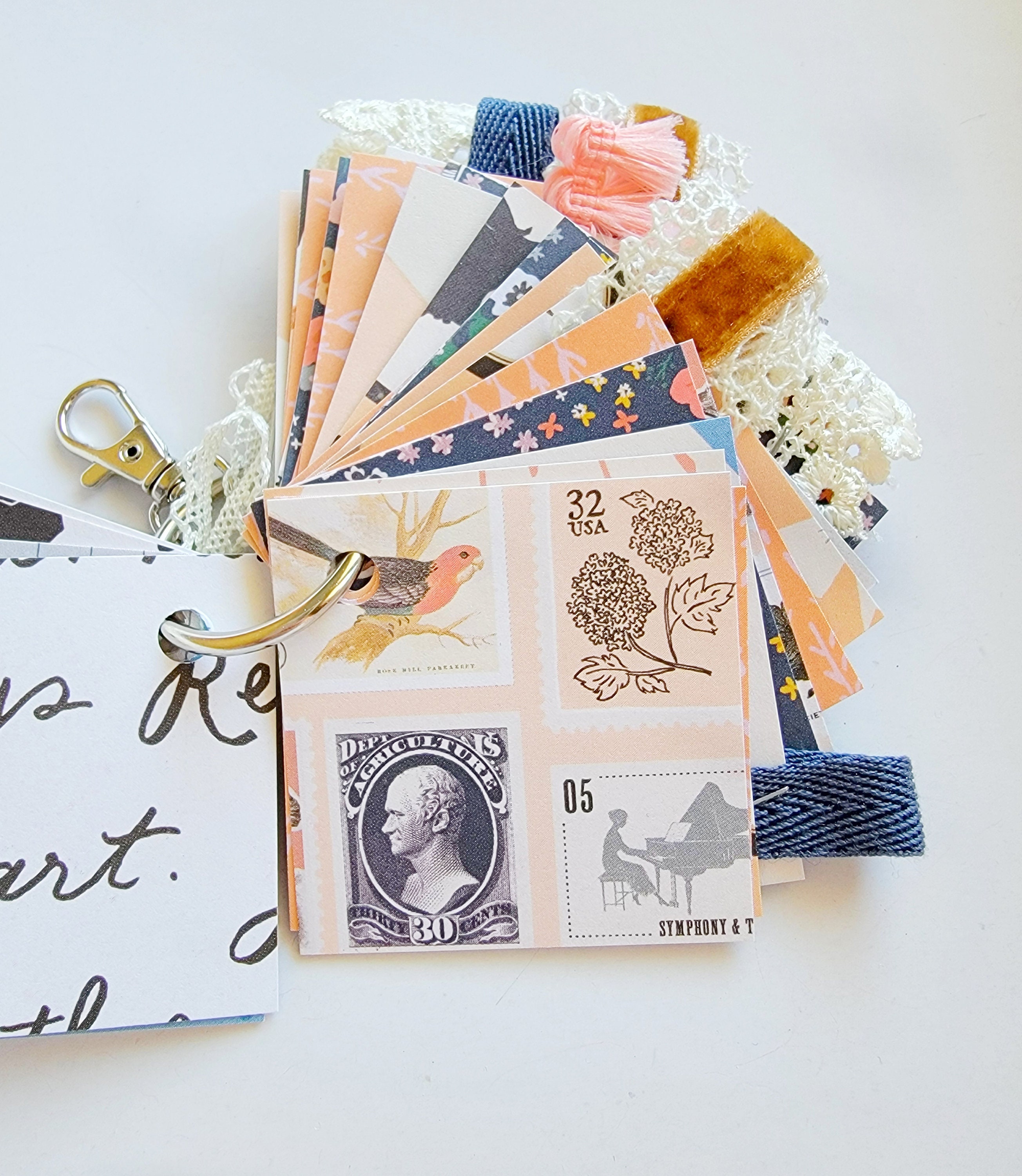 QUOTE JUNK JOURNAL /key Chain Junk Journal / Journal Quote/ Mini Junk ...