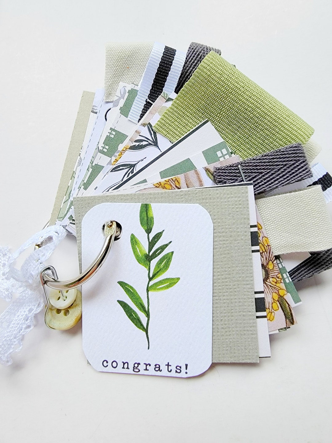 CONGRATULATIONS JUNKJOURNAL /fashion Bag Charm/ Journal/congrats Gift ...