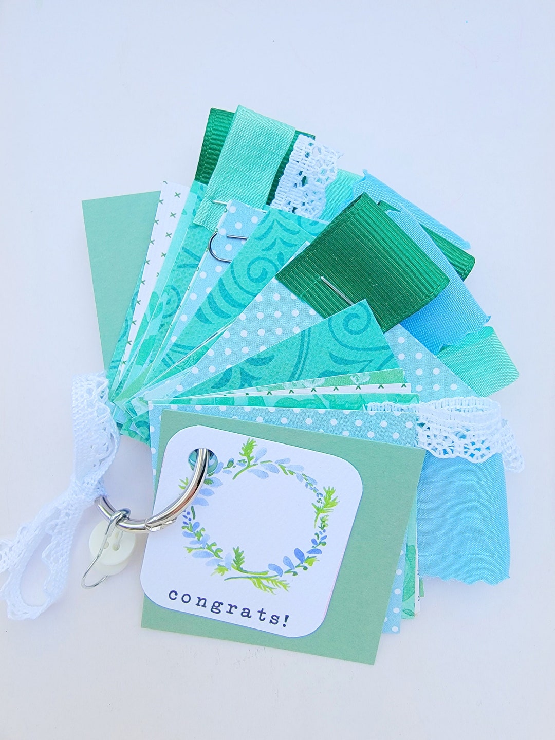 CONGRATULATIONS JUNKJOURNAL /fashion Bag Charm/ Journal/congrats Gift ...