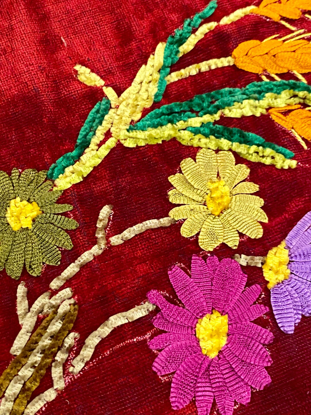 Beautiful Hand Done Silk Embroidery to Hang or Make Into Pillows - Etsy