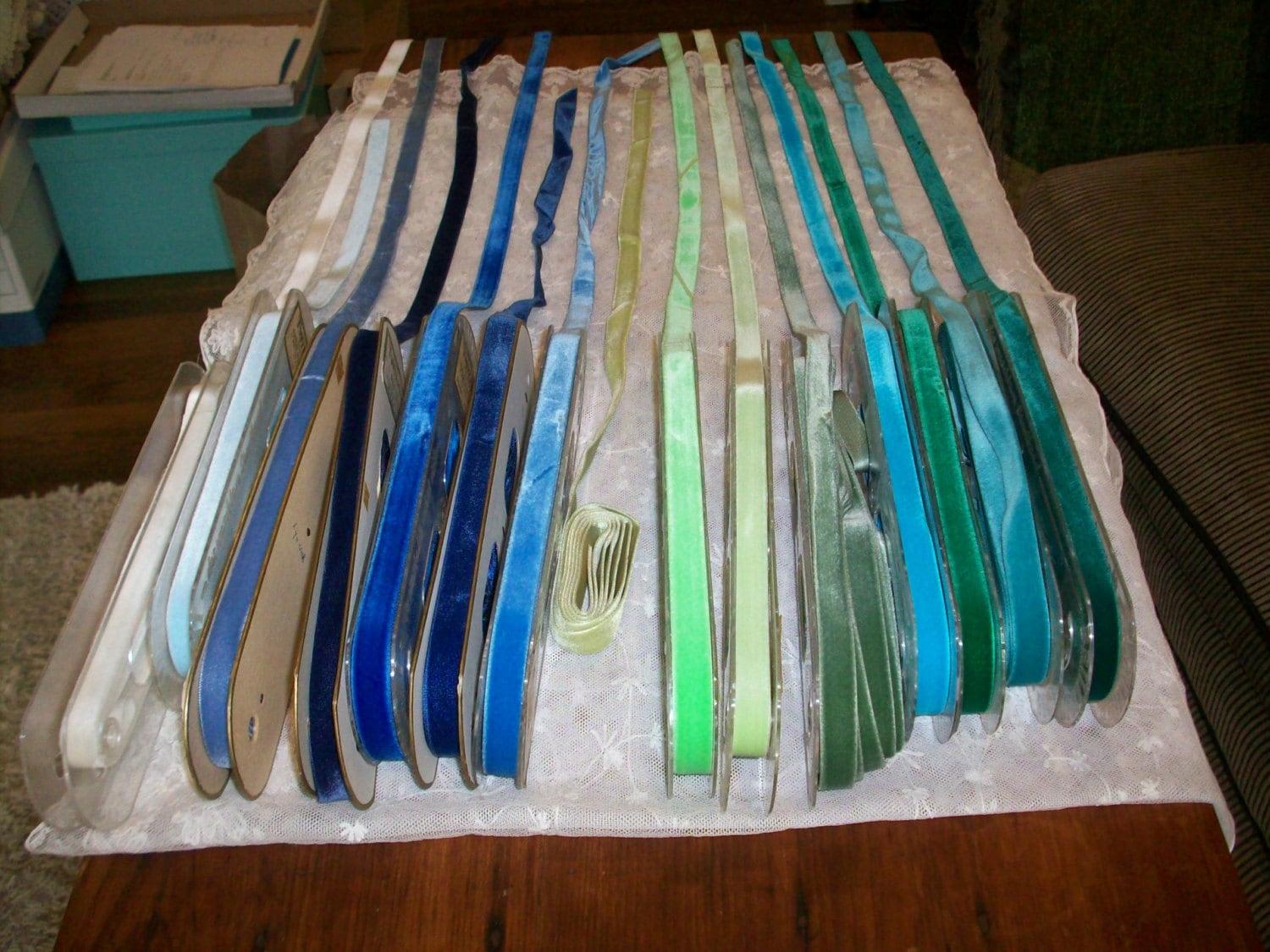 Many Colors of Vintage Velvet Satin Back Rayon 5/8 Wide Yardage High ...