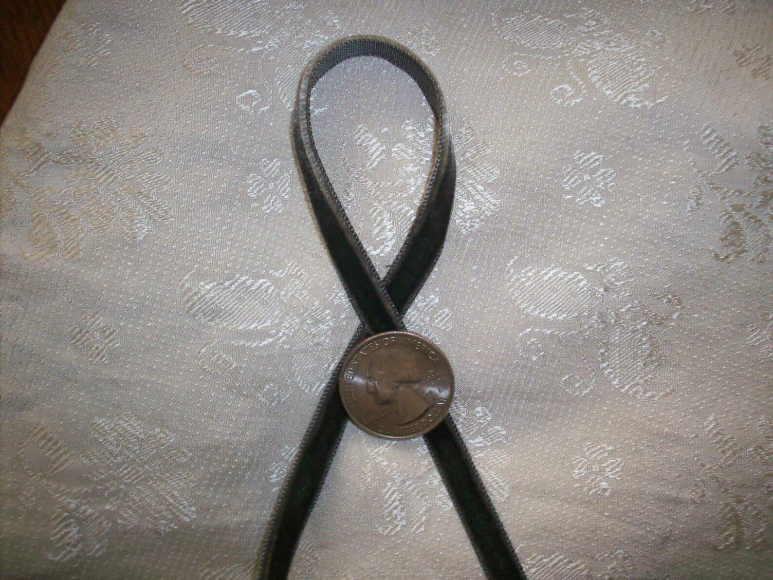 Antique Charcoal Grey Vintage Velvet Ribbon Trim 1/4" Wide Yardage ...