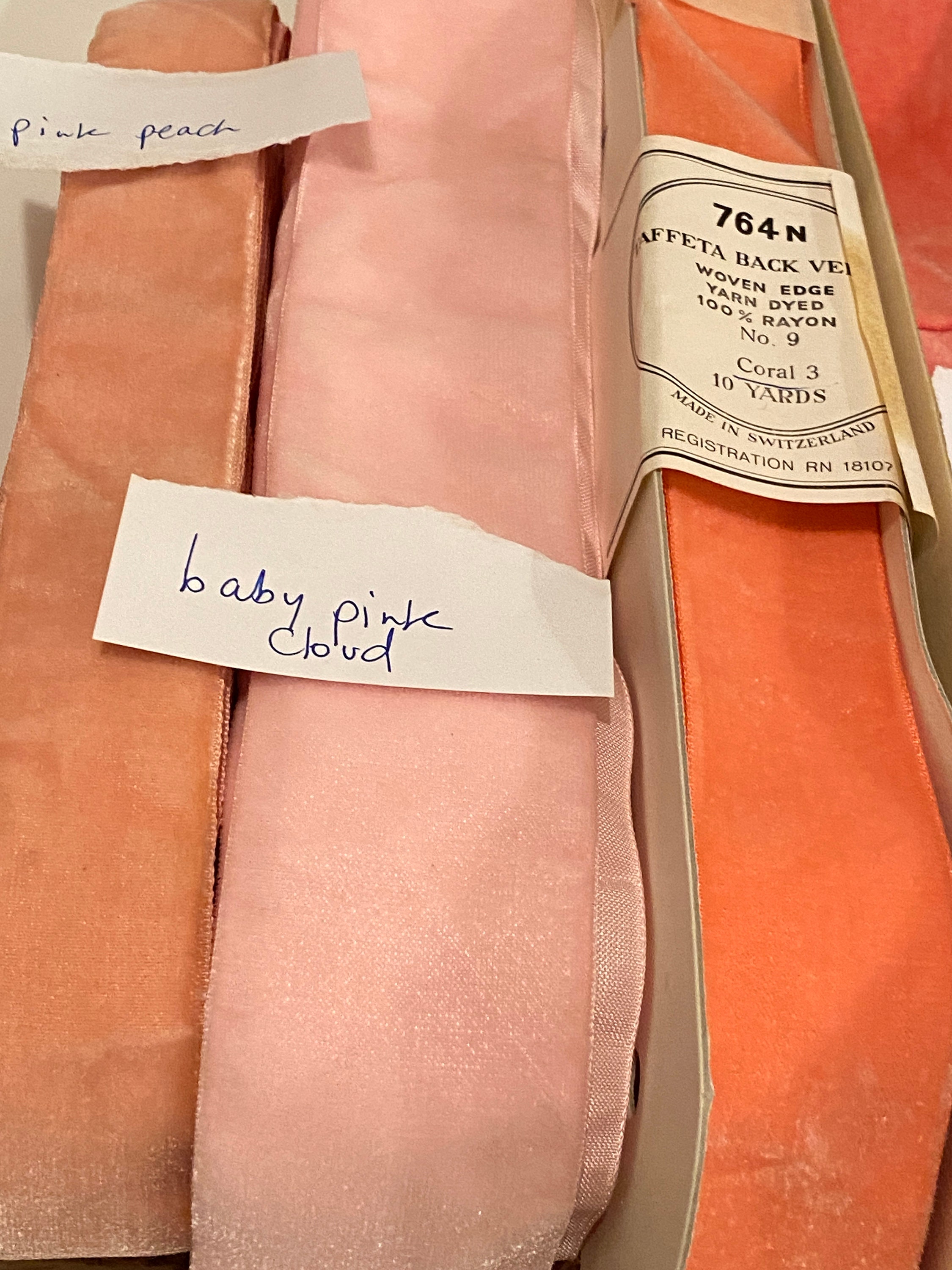 Vintage Velvet Fine Ribbon Trim Old Store Stock - Etsy