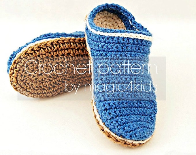 Crochet Pattern Women Clogs With Rope Solessoles Pattern - Etsy