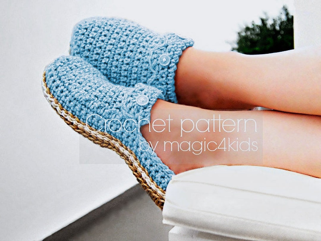 Crochet Pattern - LILA Clogs With Jute Rope Soles,soles Pattern ...