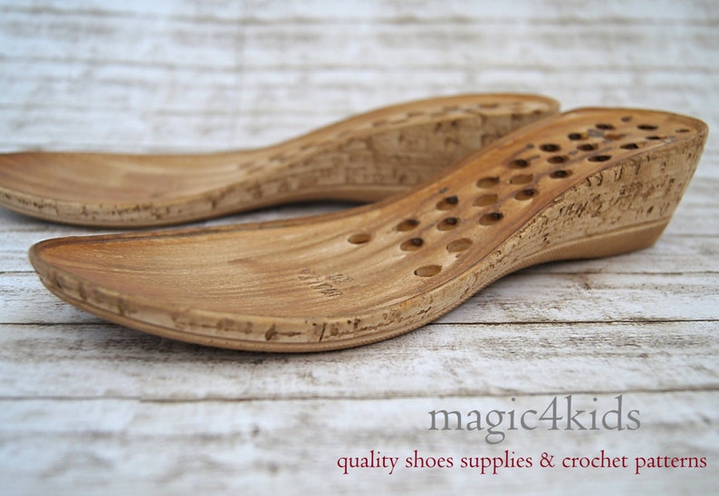 LOW WEDGES SOLES With Insoles High Quality Very Light Soles | Etsy ...