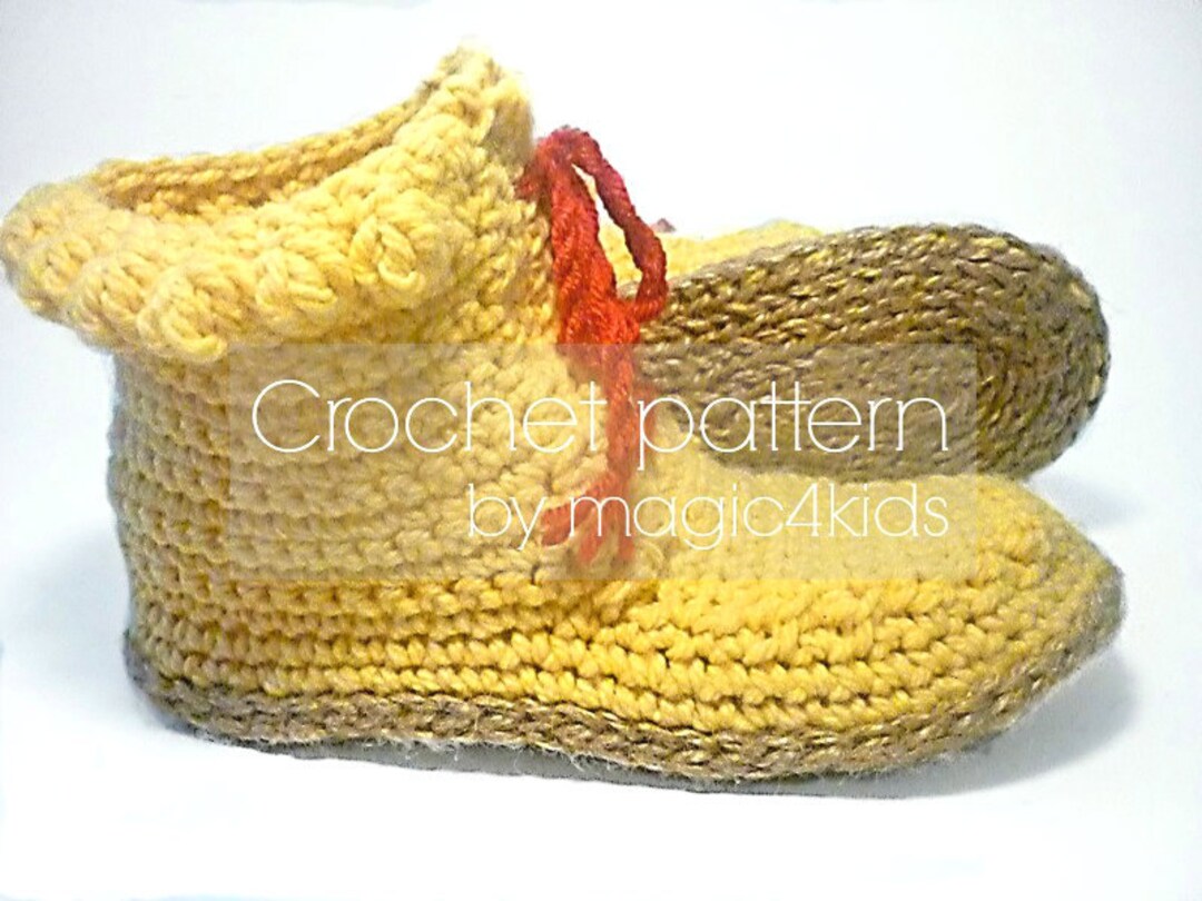 Crochet Pattern: Women Short Boots With Jute Rope Soles,5 Sizes,soles ...