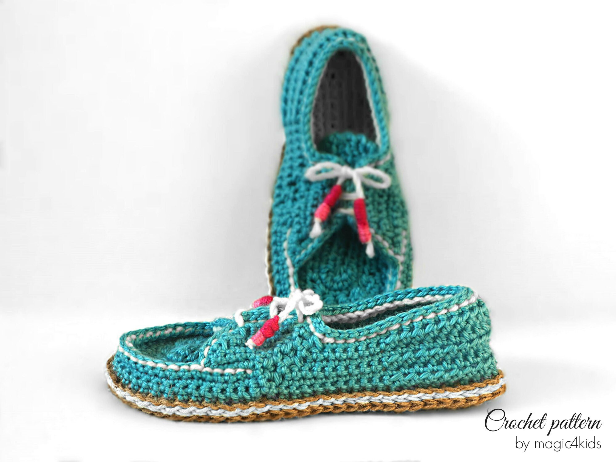 Crochet Pattern- Women Sneakers With Rope Soles,soles Pattern Included ...