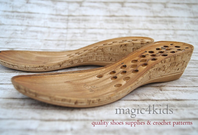 LOW WEDGES SOLES With Insoles High Quality Very Light Soles | Etsy ...