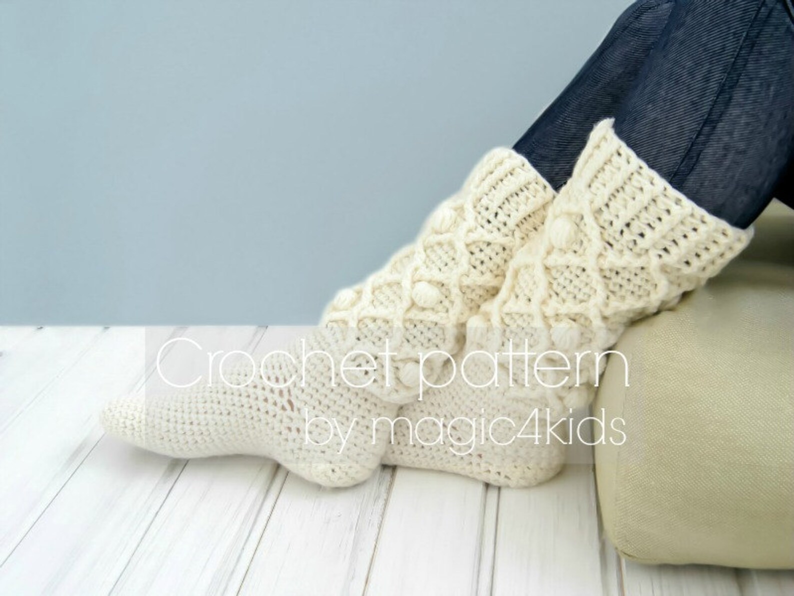 Crochet Pattern: Women Boots With Rope Solessoles - Etsy