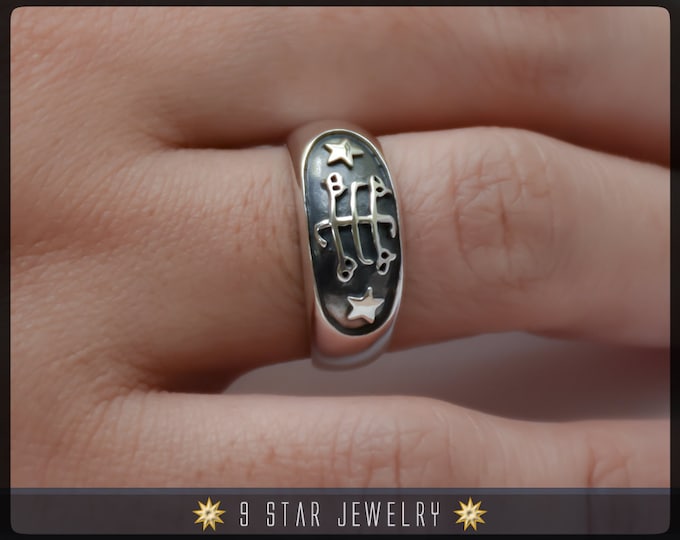 Re-sizable Sterling Silver Baha'i Burial Ring BBR1 - Etsy