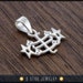 Sterling Silver Baha'i Ringstone Symbol Pendant - BPS29 - Etsy