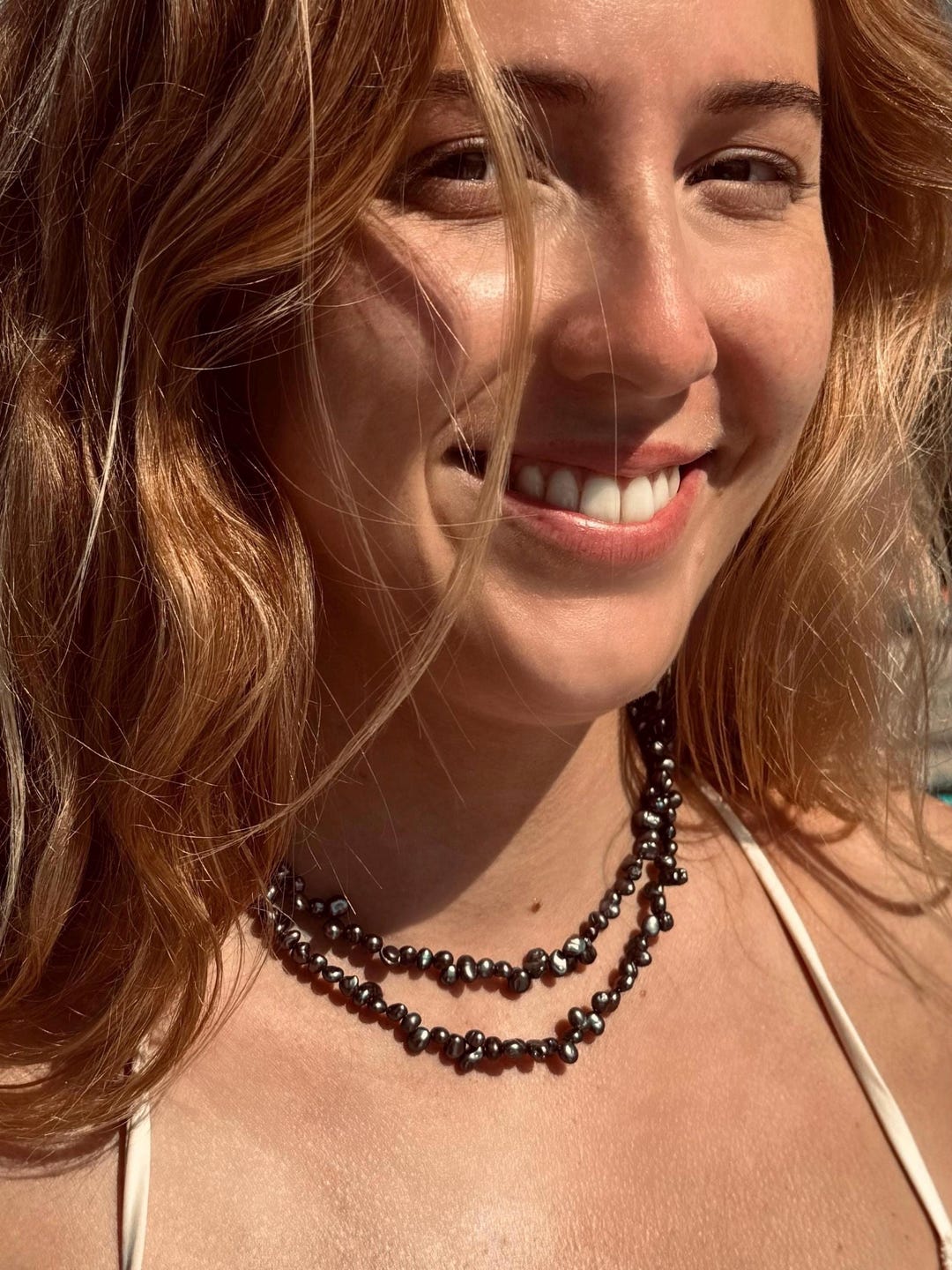 The Black Lucy Necklace - Etsy