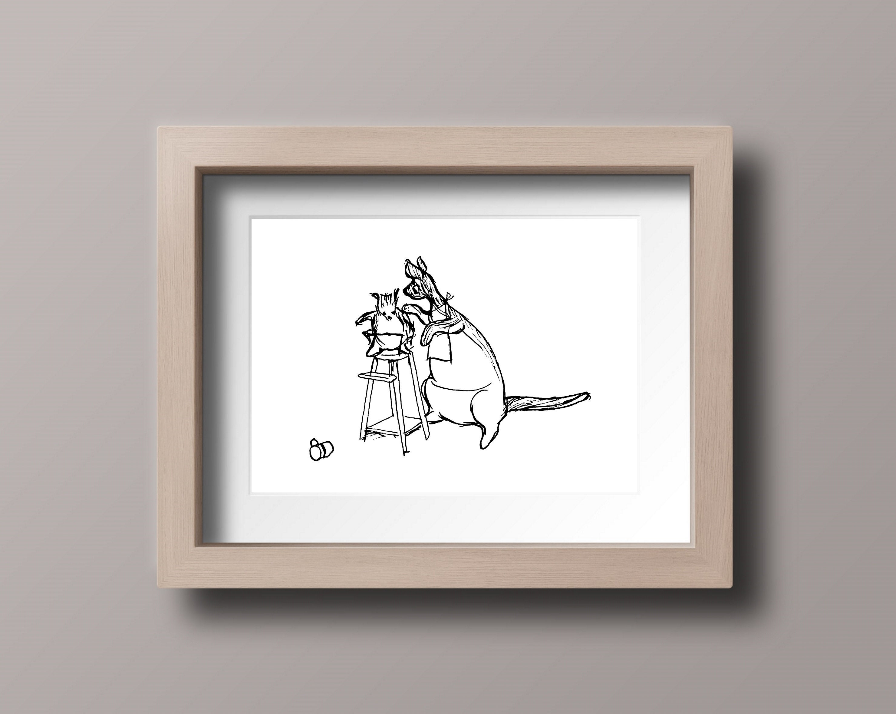Winnie the Pooh Kanga and Roo Poster Classic Vintage E. H. Shepard ...