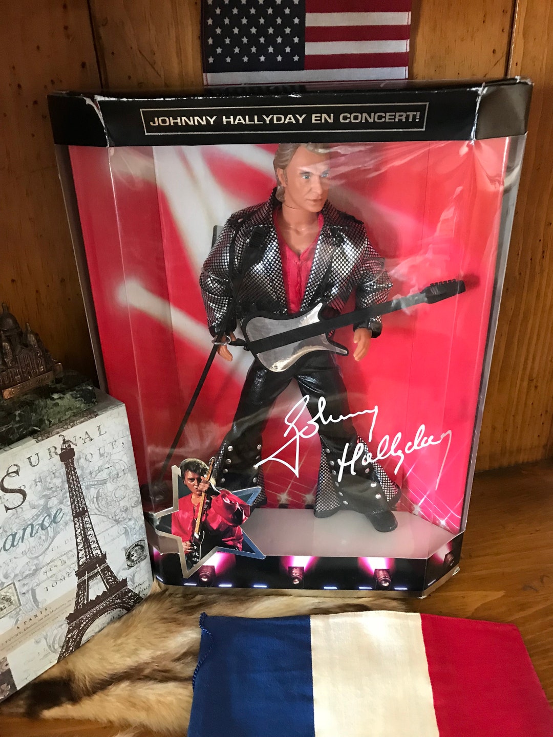 Johnny Hallyday Doll Mattel 1995 Mint in Box France French Elvis Poupee ...