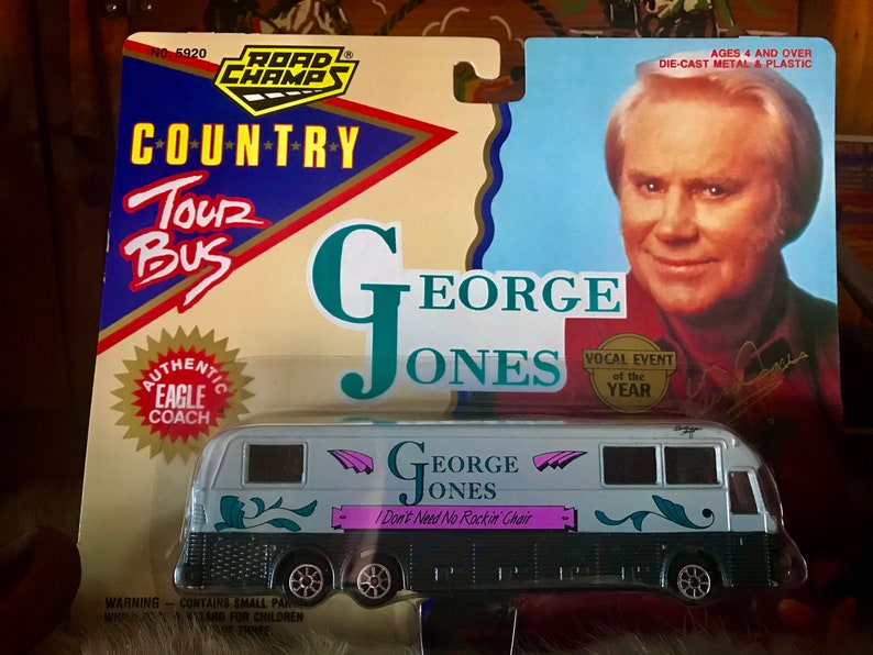 George Jones Tour Bus Road Champs Country Music Travis Tritt Marty ...