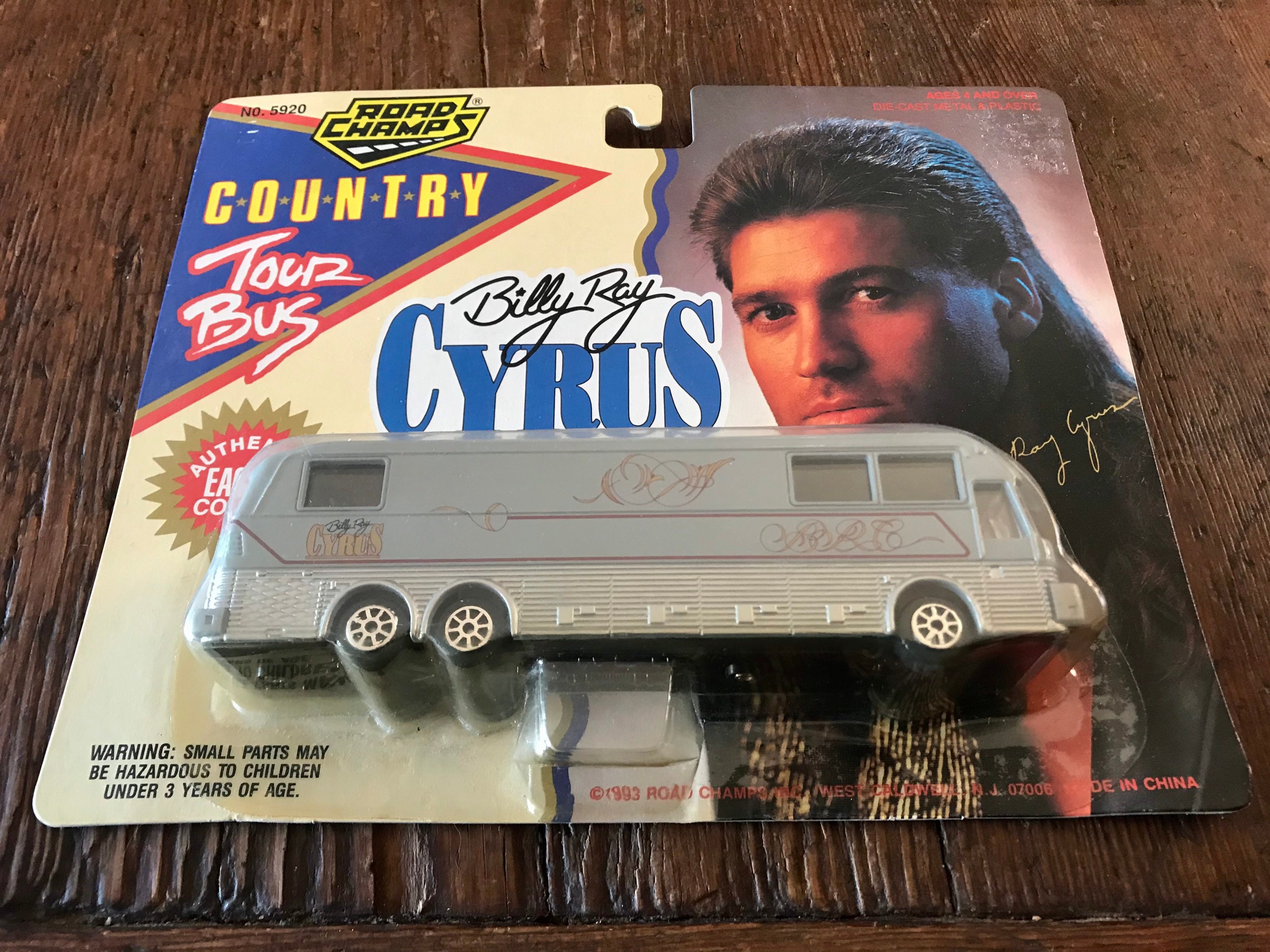 Billy Ray Cyrus Tour Bus Toy Road Champs Country Eagle Coach Birthday ...