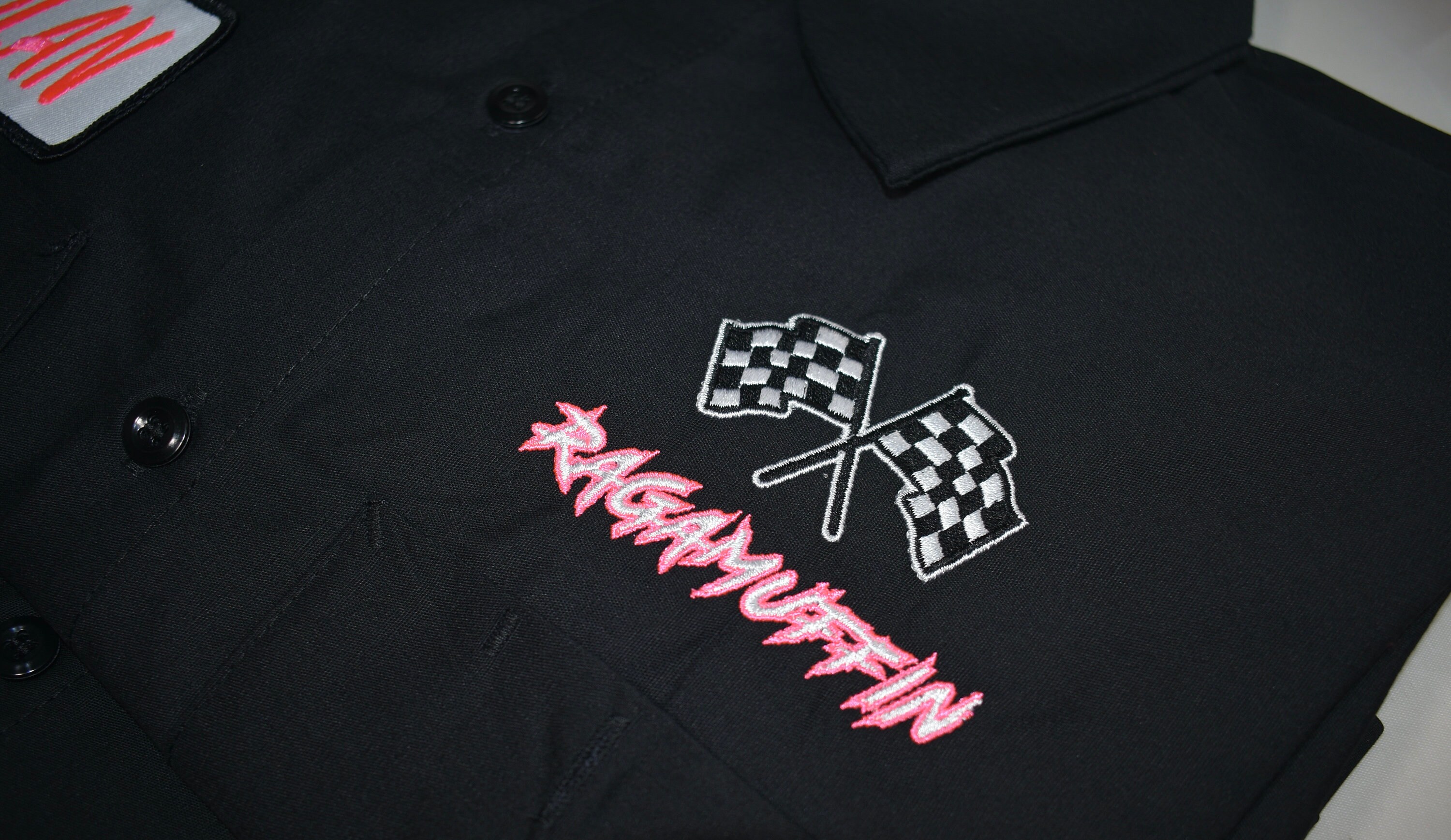 Racing Team Shirt, Custom Embroidered Race Uniform, Full Back Logo ...