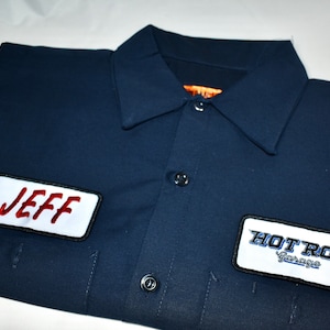 Retro Gas Station Shirt, Old School Mechanics Shirt, Red Kap Shop Shirt ...