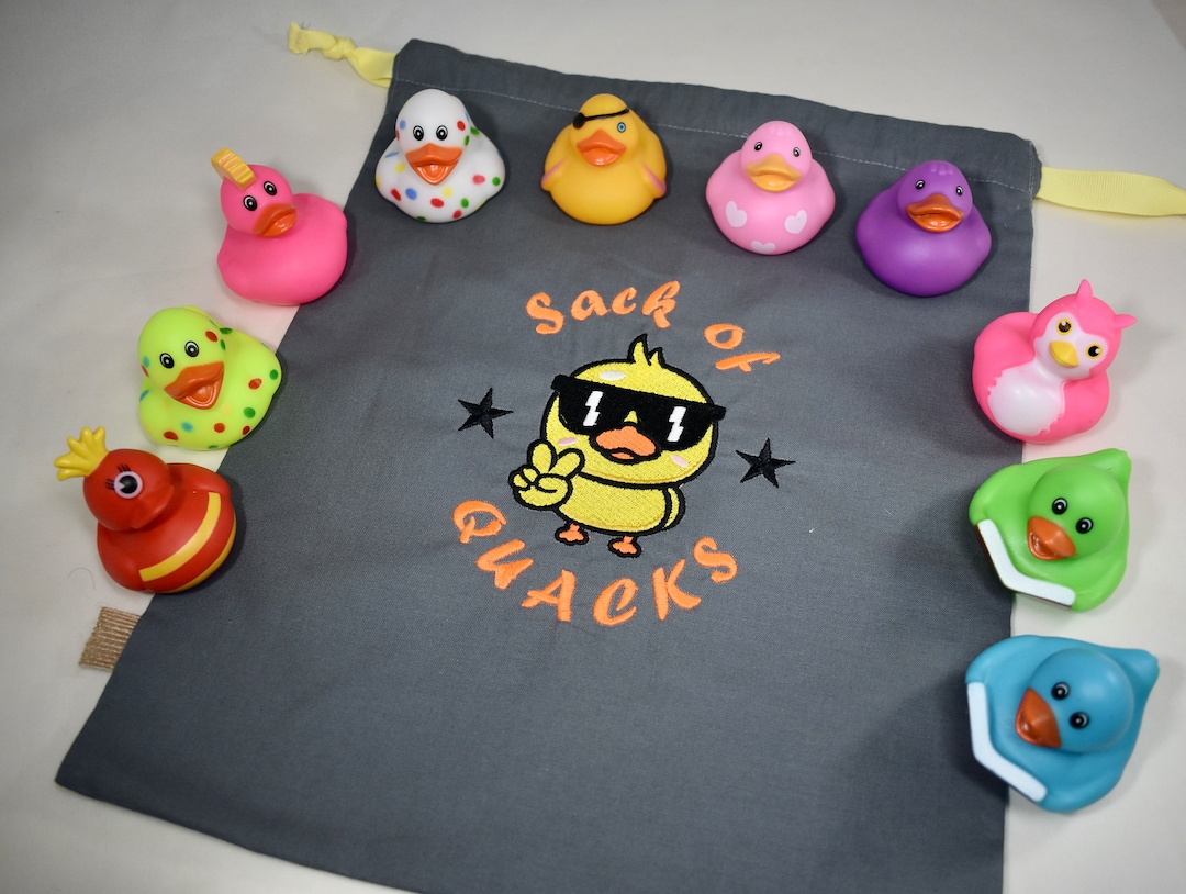 Bag of Ducks, Cruise Ducks, Sack of Quacks, Rubber Duck Holder, Ducking ...