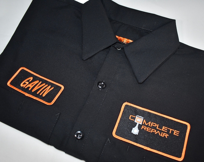 RED KAP Short Sleeve Industrial Work Shirts - 20 COLORS - Custom ...