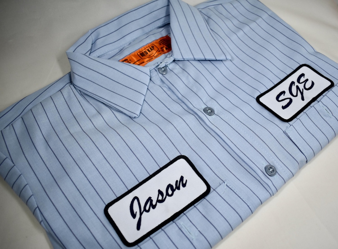 Mens Custom Work Shirt, Redkap Shop Shirt, Retro Mechanic Shirt ...