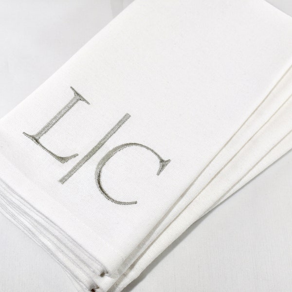 Monogrammed Napkins - Etsy