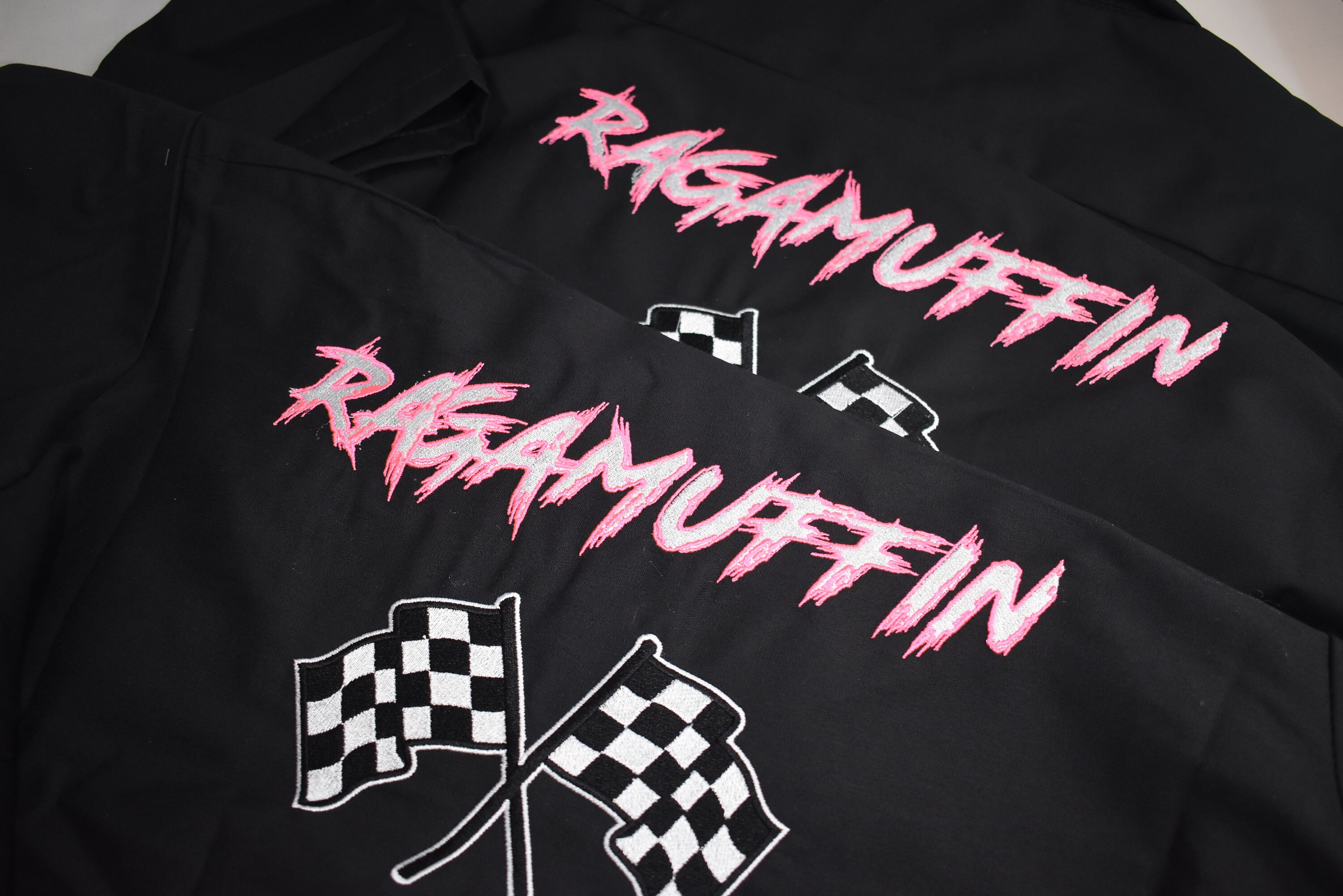 Racing Team Shirt, Custom Embroidered Race Uniform, Full Back Logo ...