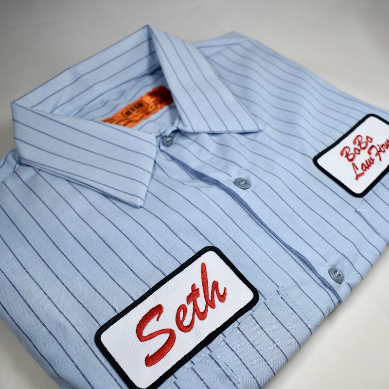 Custom Work Shirt Name Patch - Etsy
