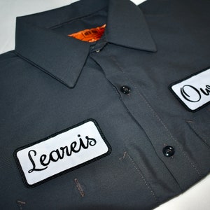 Patch Name Shirt Embroidered, Full Back Logo Embroidery, Red Kap Shop ...