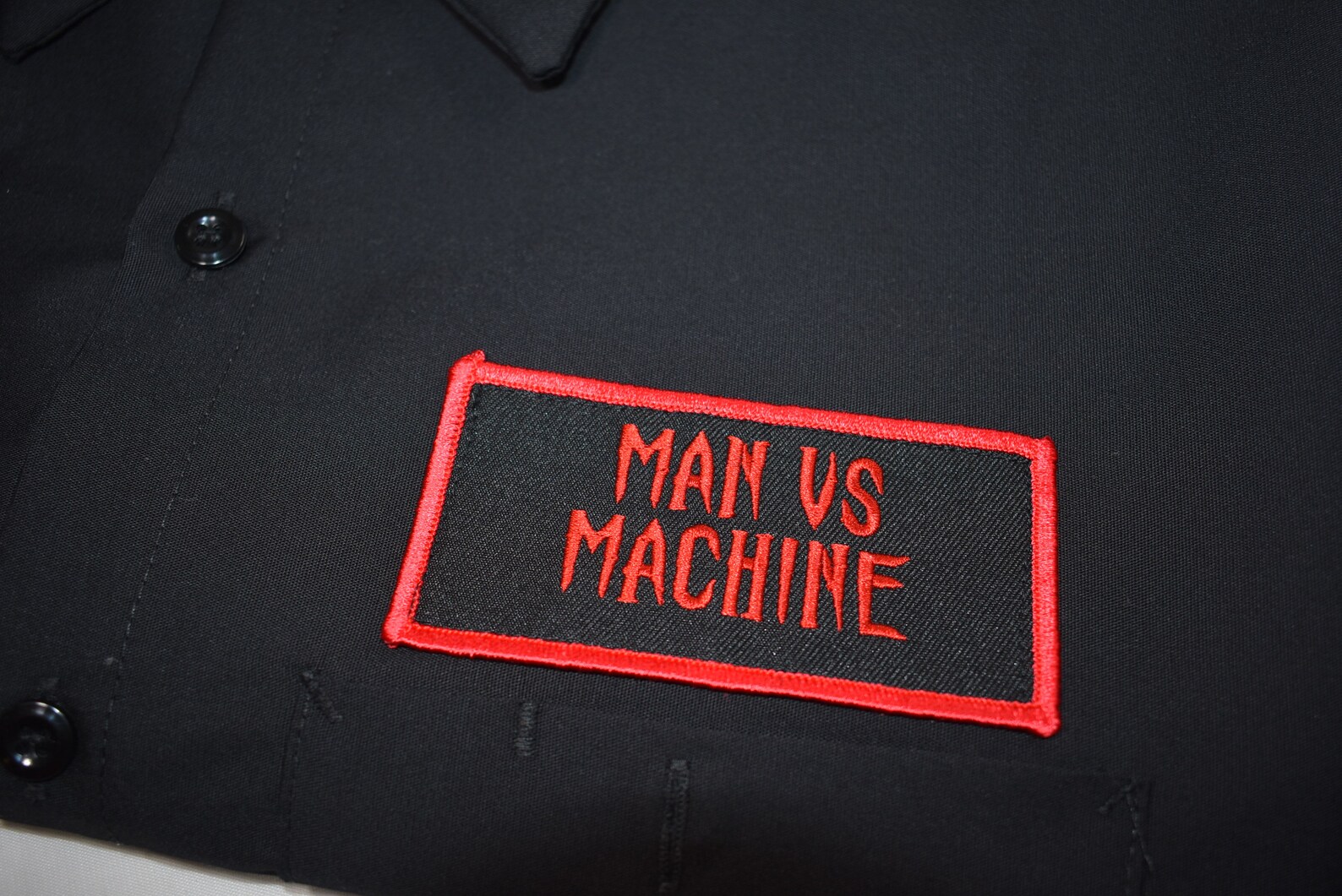 Mechanics Shirt, Name Patch, Custom Embroidered Work Shirt, Brewery ...