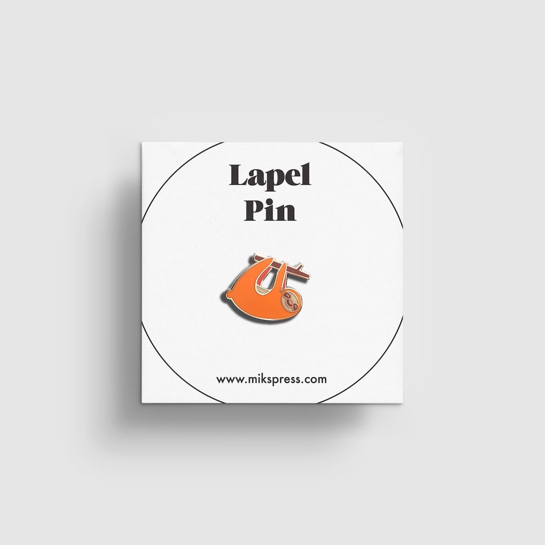 Sloth Pin, Hard Enamel Pin, Sloth Gifts for Her, Animal Lover Gift ...