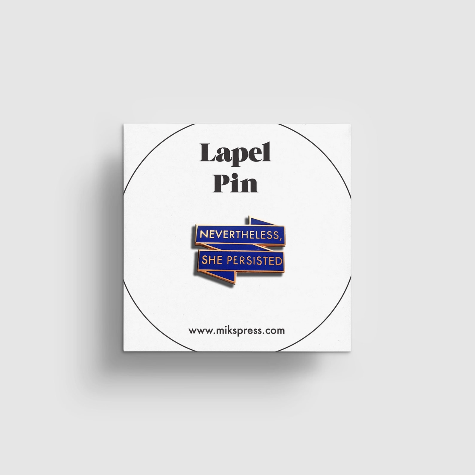 Nevertheless She Persisted Feminist Pin Elizabeth Warren | Etsy