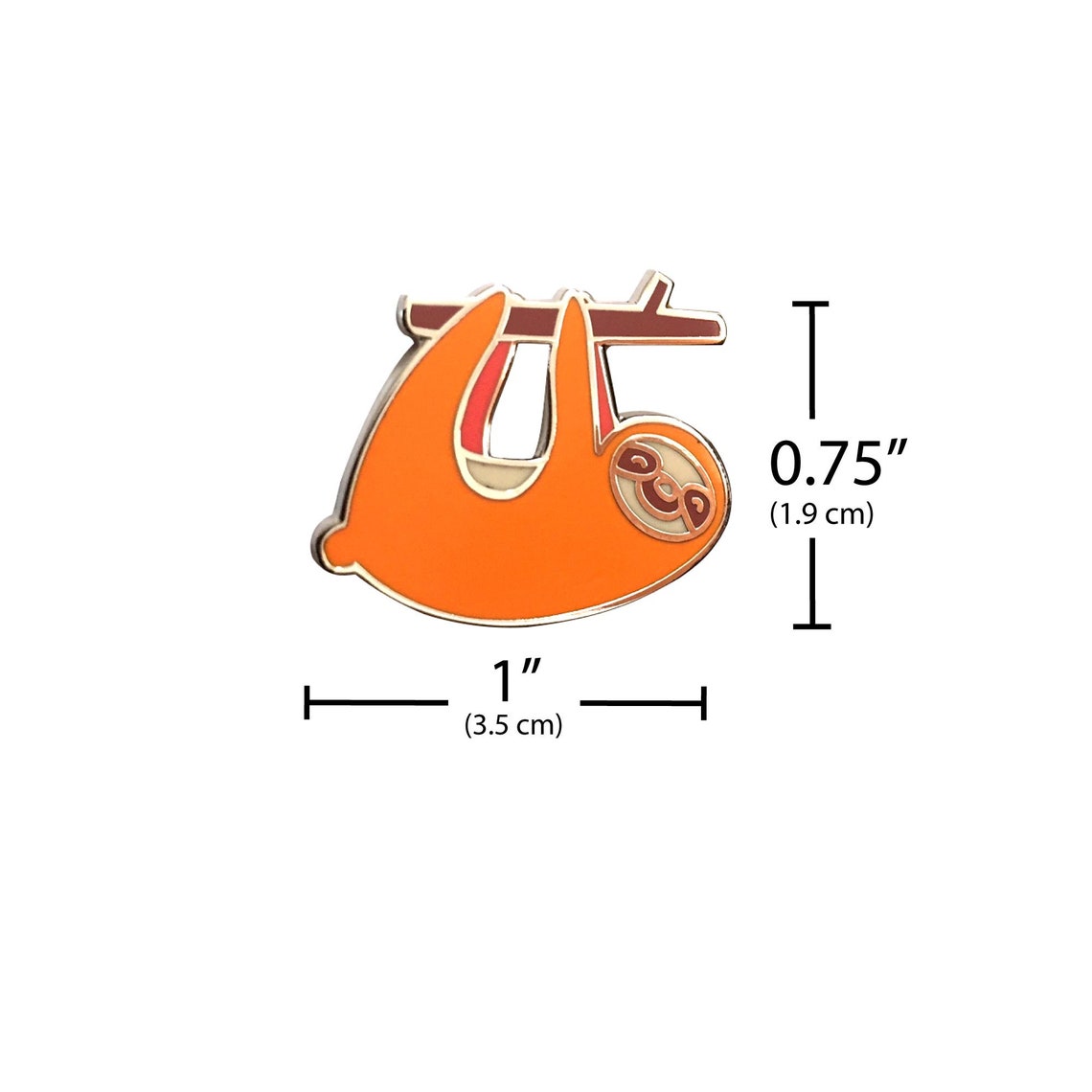 Sloth Pin Hard Enamel Pin Sloth Gifts for Her Animal Lover | Etsy