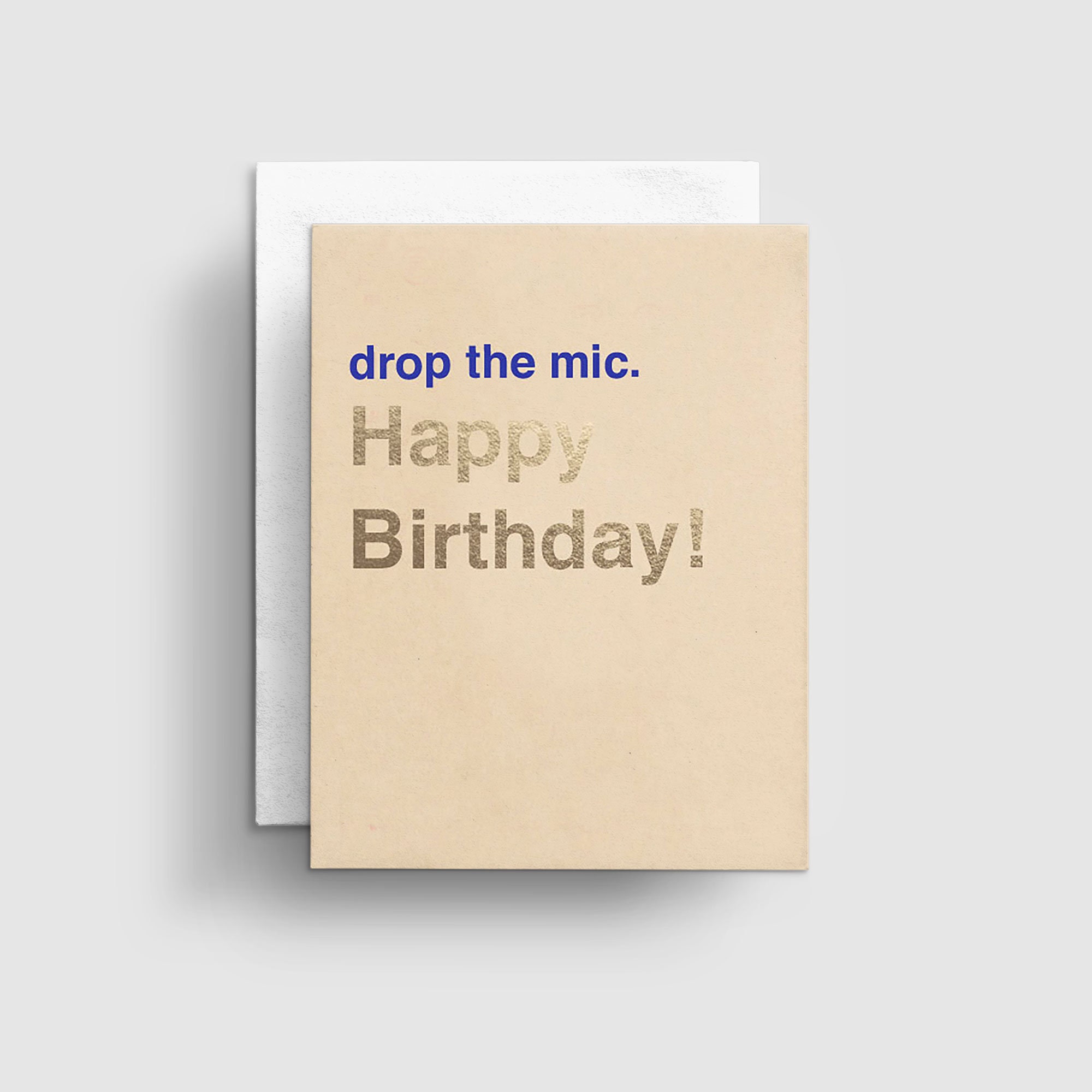 Drop the Mic Funny Birthday Cards for Husband, 18th Birthday Card ...