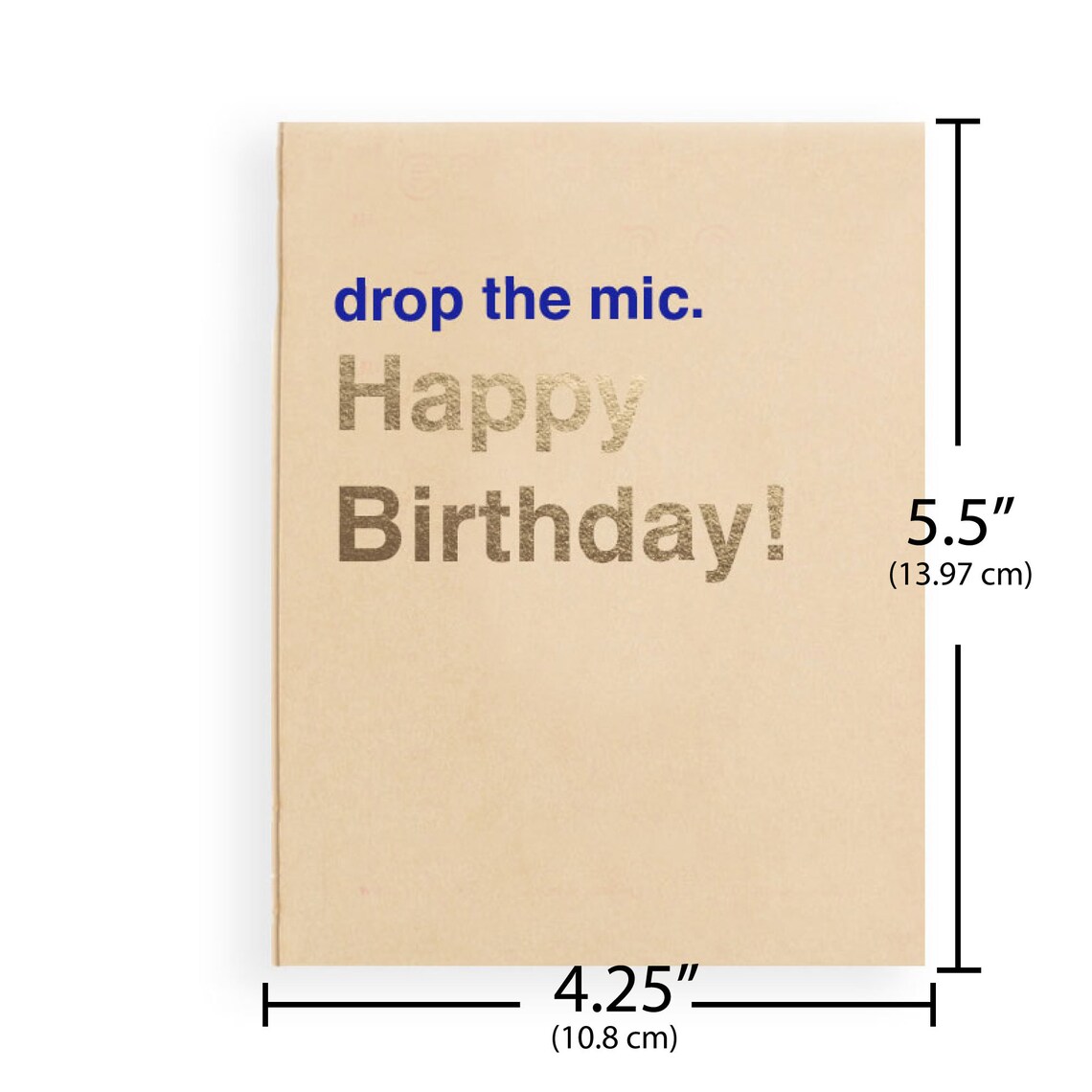 Drop the Mic Funny Birthday Cards for Husband, 18th Birthday Card ...