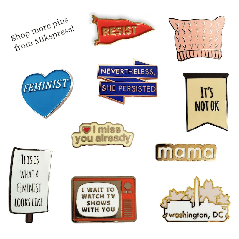 Washington DC Cute Enamel Pin Sakura Pin Going Away Gift - Etsy