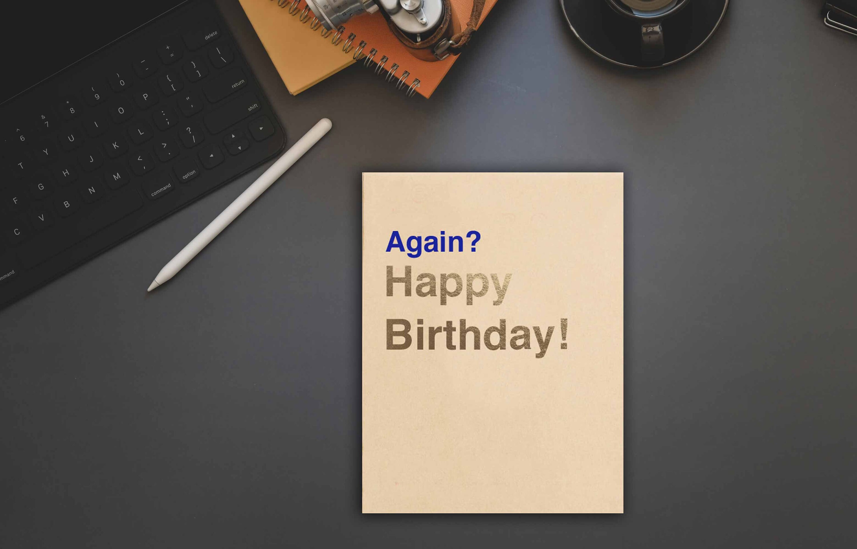 Again Funny Birthday Card 60th Birthday Card 70th Birthday | Etsy