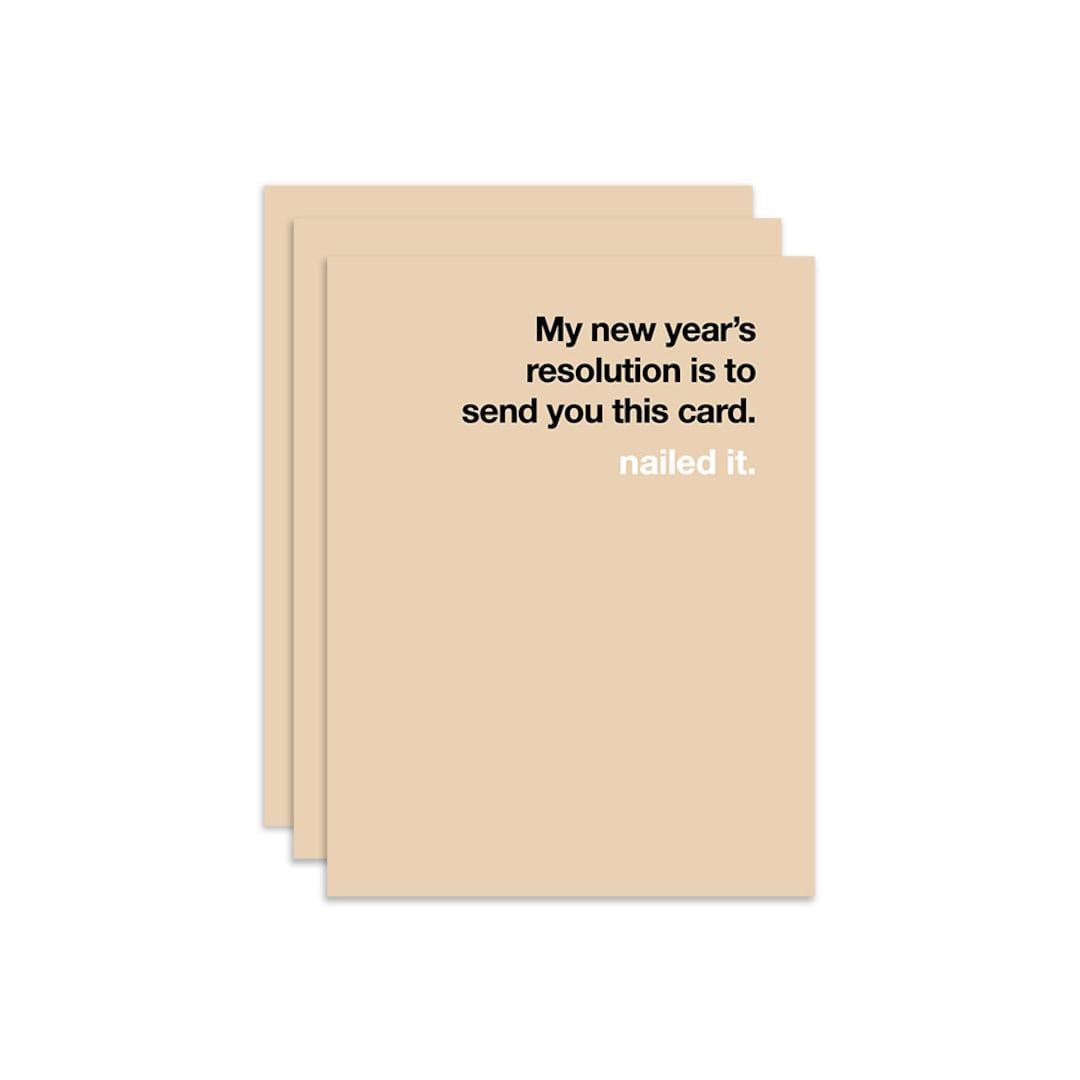 Set of 3 Funny New Years Card 2021, Funny Holiday Cards Set, Funny ...