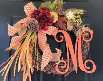 Fall wreath | Etsy