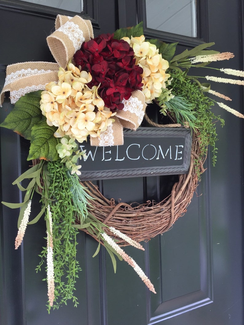 Everyday Wreath Wreath Welcome Wreath Country Wreath | Etsy