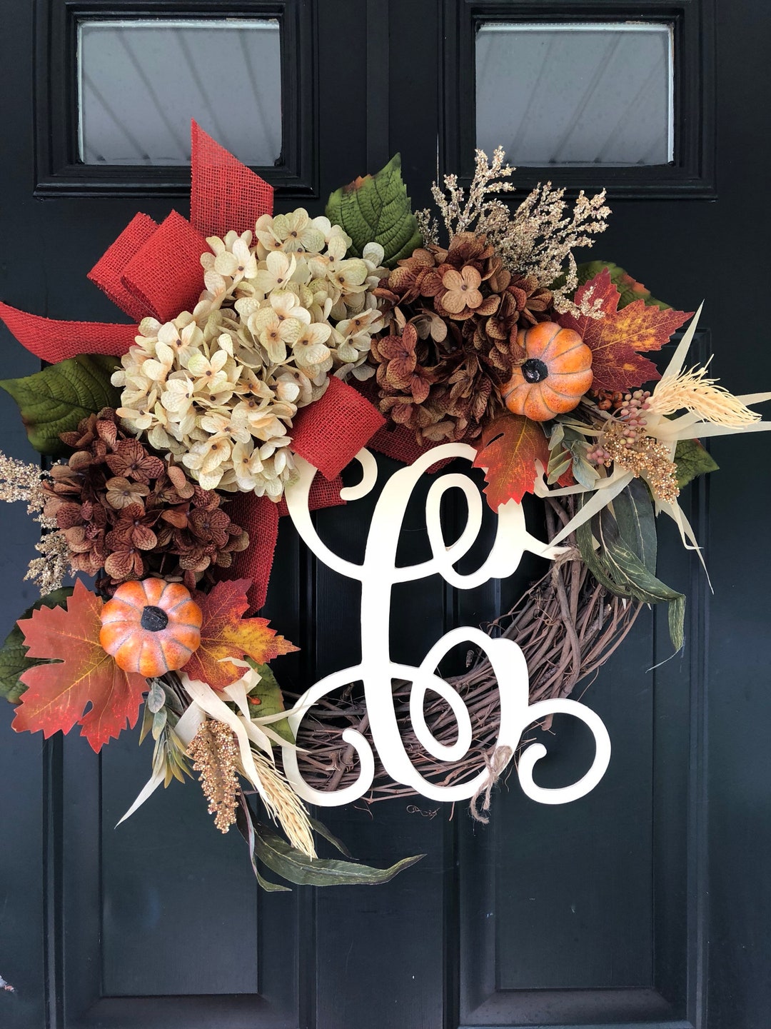 NEW LISTING -fall Wreath -wreaths -thanksgiving Gift - Wreath ...