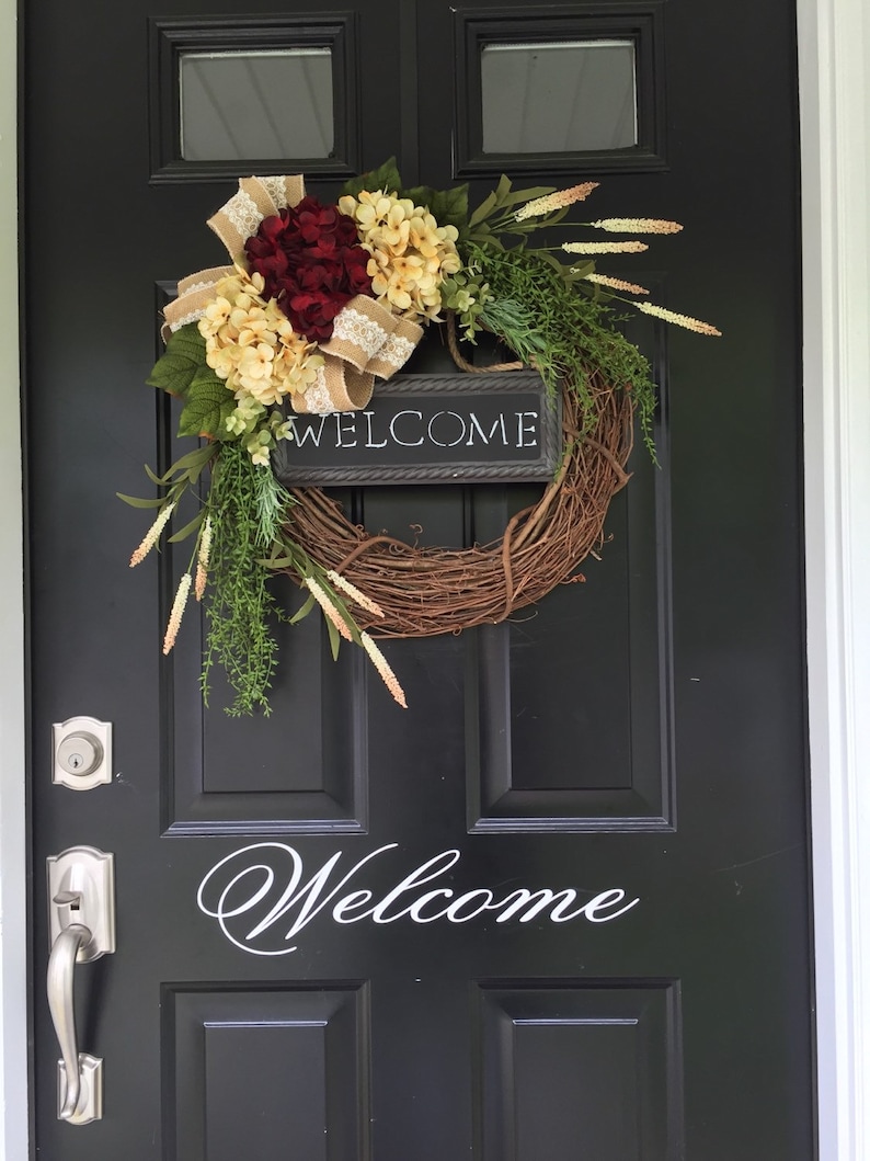 Everyday Wreath Wreath Welcome Wreath Country Wreath | Etsy